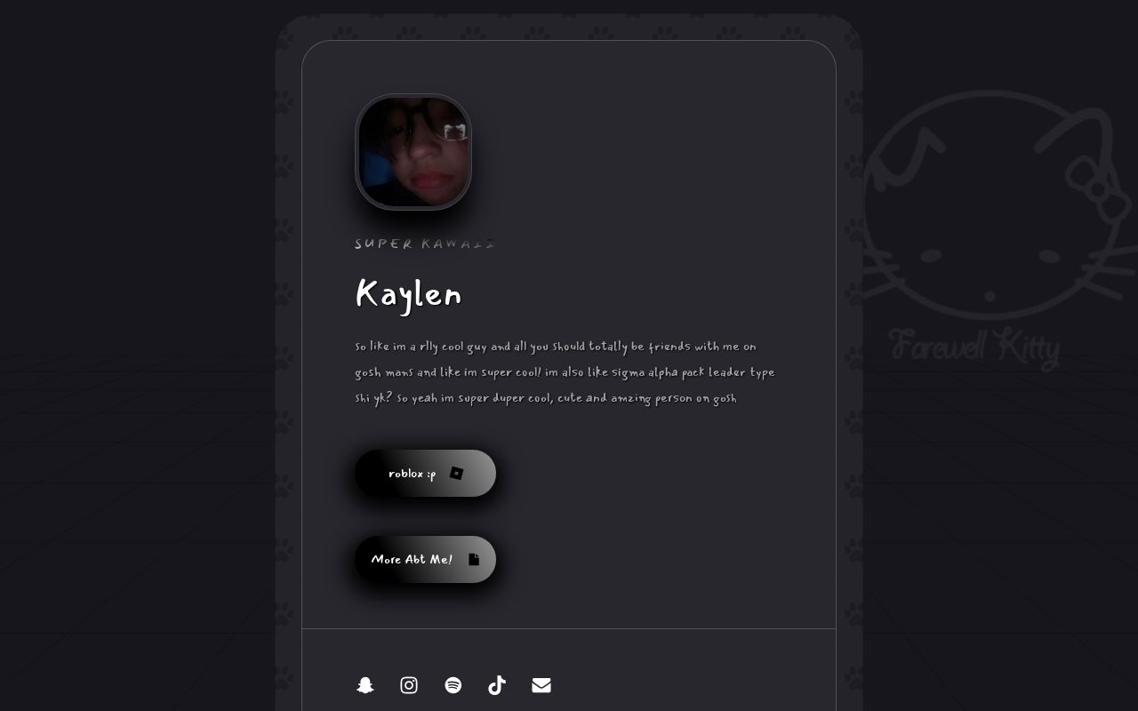 kaylen is super cool